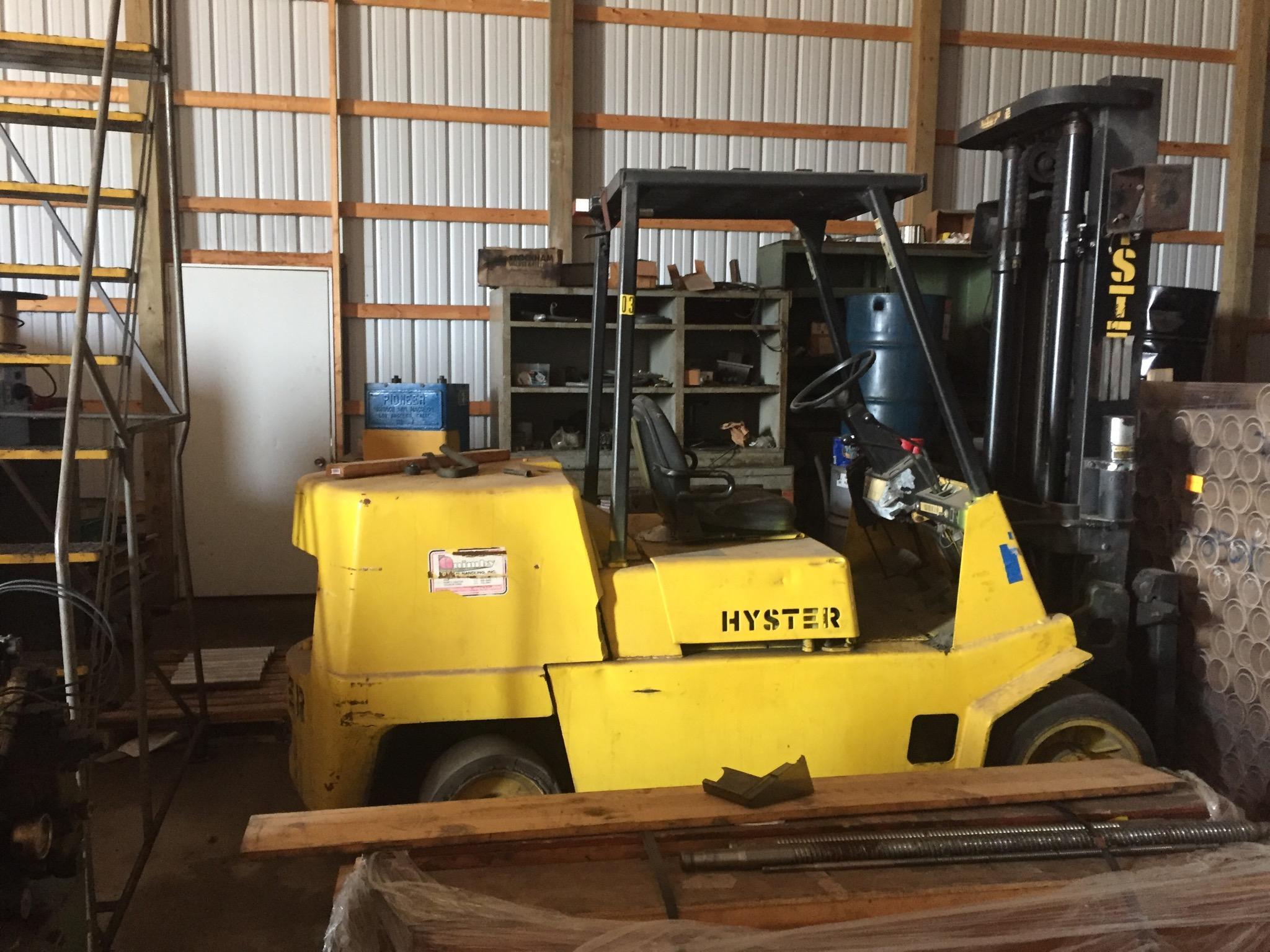 12,000 lb Hyster Solid Tire Forklift For Sale – Affordable Machinery