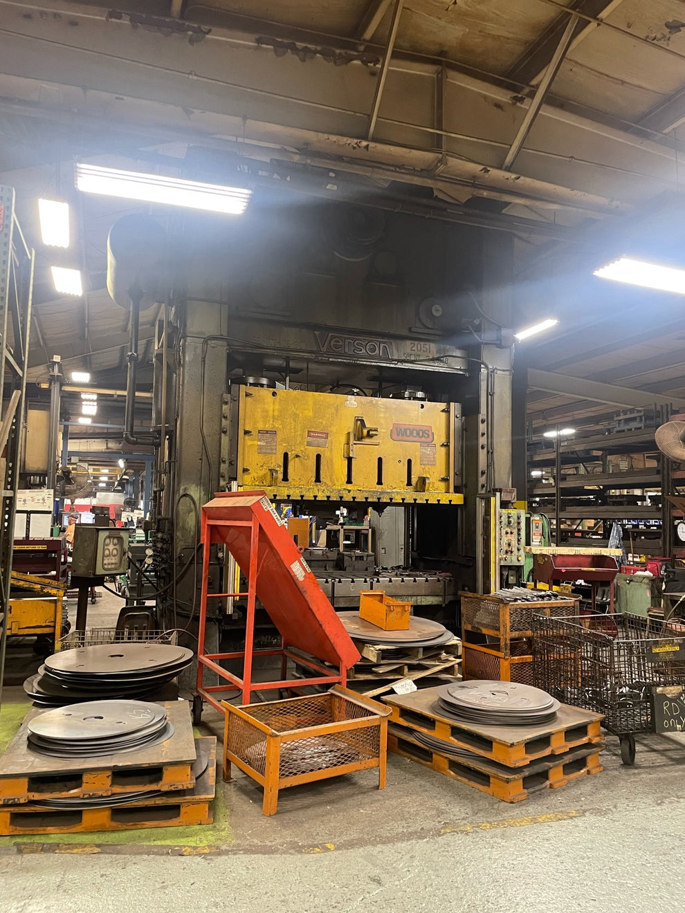 800 Ton Verson Straight Side Press For Sale – Affordable Machinery